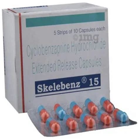 Cyclobenzaprine 15mg Tab Non Prescription Treatment Muscle Relaxation At ₹ 240 Box In Raipur