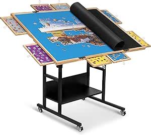 Becko US 2000 Piece 2 In 1 Tilting Rotating Jigsaw Puzzle Table With