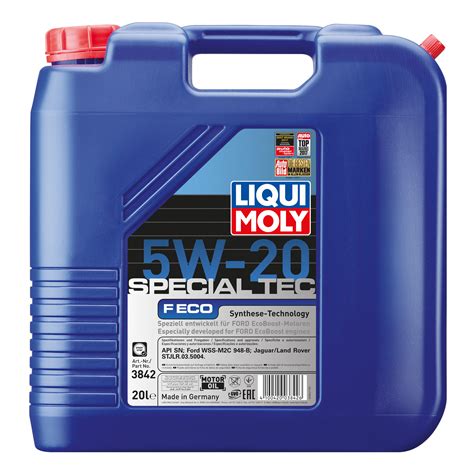 Синтетическое моторное масло Special Tec F Eco 5w 20 20 л 3842 Liqui