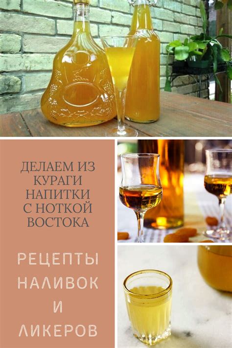 Рецепт настойки и ликера из кураги на водке спирту или самогоне