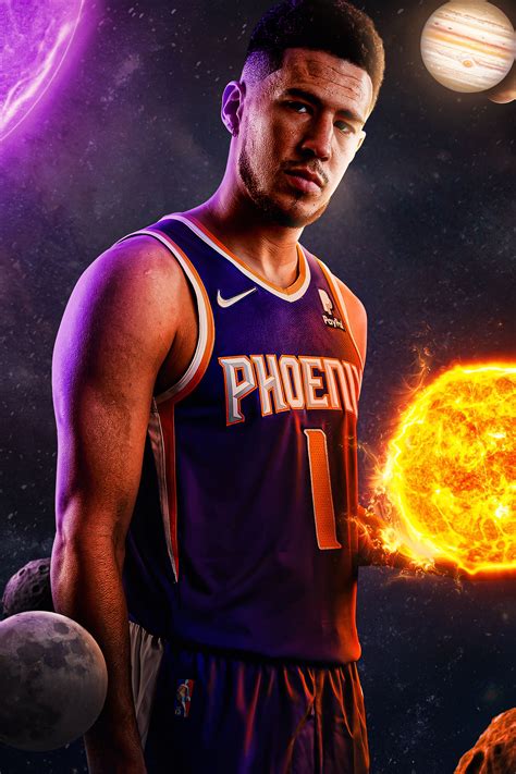 Devin Booker Poster, Phoenix Suns Print, Basketball Wall Art, Modern Sports Canvas, NBA Posters ...