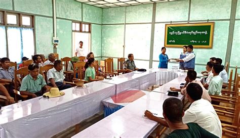 ကျွန်းလှမြို့နယ်၌ လေပြင်းတိုက်ခတ်မှုကြောင့် ပျက်စီးသွားသော နေအိမ်များအတွက် ထောက်ပံ့ငွေပေးအပ