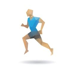 Sports Man Running Royalty Free Vector Image VectorStock