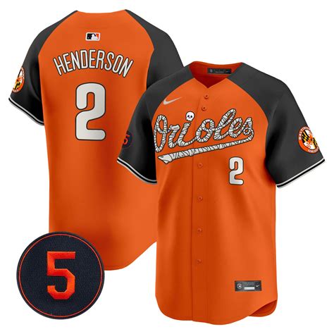 Mens Gunnar Henderson Baltimore Orioles Halloween Vapor Premier