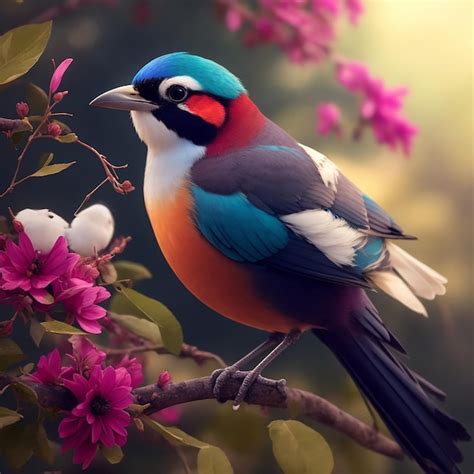 Premium Ai Image A Beautiful Ai Bird Photo