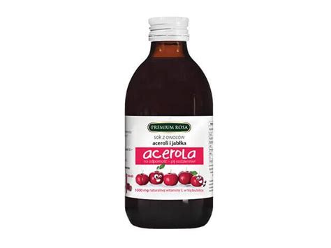 Sok z aceroli i jabłek 250 ml Leki i suplementy diety Serwis