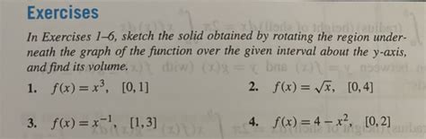 solved exercisesin exercises 1 6 ﻿sketch the solid obtained