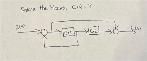 Solved Reduce The Blocks Cs
