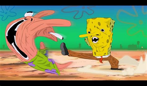 Spongebob Vs Patrick Death Battle By Fristdynamo2 On Deviantart