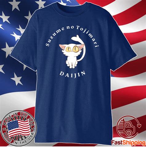Suzume No Tojimari Cat Daijin Cute Fan Art Unisex 2023 Shirt