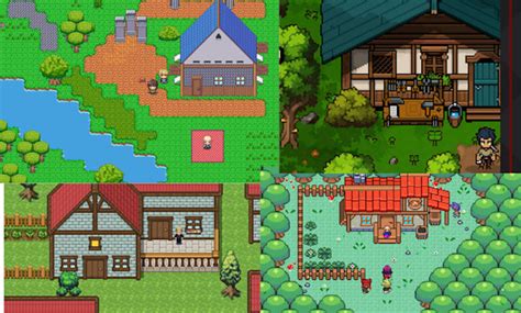 Create Pixel Art Top Down Tileset Pixel Art Animation Tile Map 2d Pixel