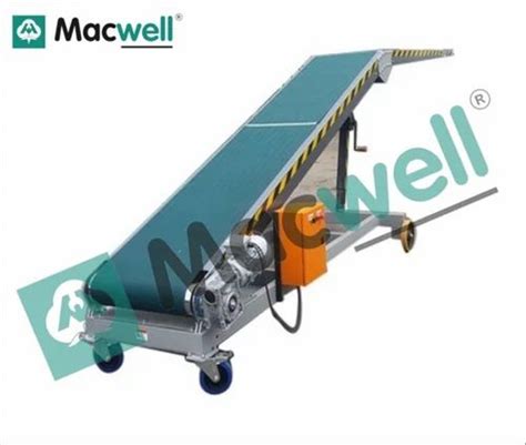 Belt Container Loading Conveyor System Capacity 300 Kg Per Feet At