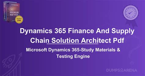 Becoming A Dynamics 365 Finance And Supply Chain Solution Architect Pdf Free Download