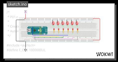 P01 Wokwi Esp32 Stm32 Arduino Simulator