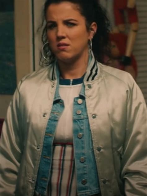 Derry Girls Season 03 Jamie Lee Odonnell White Bomber Jacket