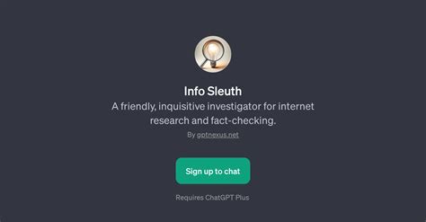 Info Sleuth Tool Information And Alternatives Cloudbooklet