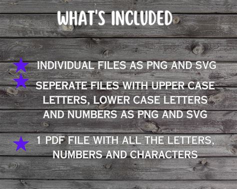 OUTLINE LETTERS And Numbers SVG Png And Pdf Files Outline Font Hollow Letters Block Font Svg