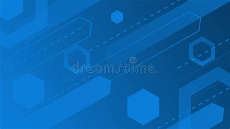 Simple And Elegant Multiple Shape Modern Geometrical Royal Blue Gradient Background Stock Video