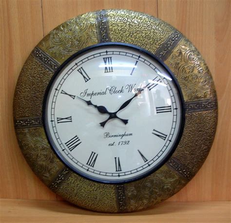 Traditional Wall Clock 18 Dial Brass Fitting Etsy