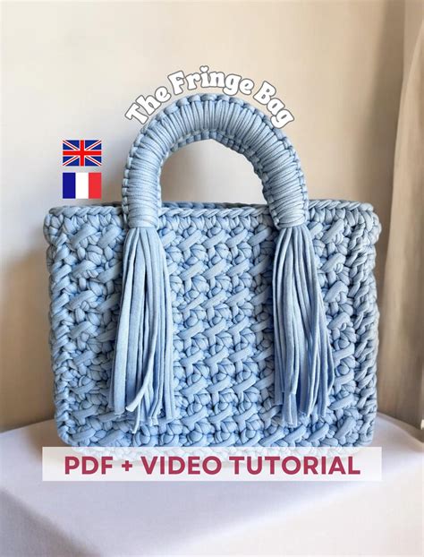 Crochet Fringe Bag Tutorial Boho Tote Bag Pattern For Beginners
