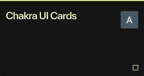 Chakra UI Cards Codesandbox