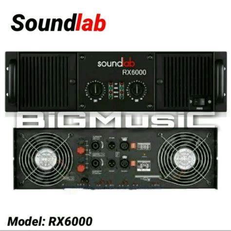 Jual Power Soundlab Rx 6000 Original Amplifier Rx6000 Shopee Indonesia