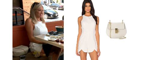 Vanderpump Rules Season 5 Episode 15 Stassi Schroeder`s White Romper And White Bag Your
