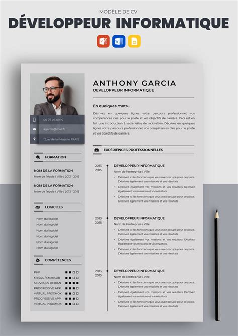 Cv Développeur Informatique à Télécharger Exemples Cv Market
