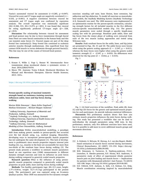 Pdf Person Specific Scaling Of Maximal Isometric Strength Based On Resistance Training