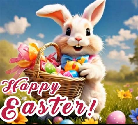 Basket Full Of Love Laughter Free Happy Easter Ecards Greeting
