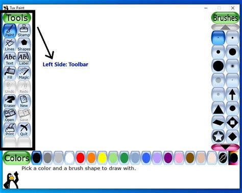 Screens In Tux Paint Lesson Science State Board Class 7