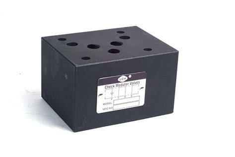 Sandwich Hydraulic Modular Check Valve For Lch Precision Technology Co