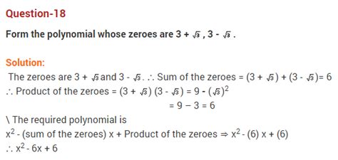 Polynomials Class 10 Extra Questions Maths Chapter 2 With Solutions Learn Cbse