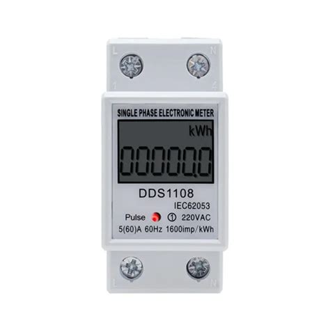 COMPTEUR D NERGIE MONOPHAS Facile Surveiller AC Compteur D Nergie Num