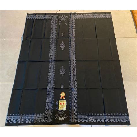 Jual Sarung Hds Terbaru Sarung Samarinda Hitam Polos Motif Tumpal