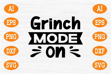 Grinch Mode On Graphic By Design Art · Creative Fabrica