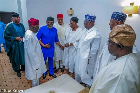 Just In Senate Leaders Apc Chairman Top Political Figures Meet With