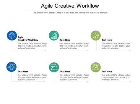 Agile Creative Workflow Ppt Powerpoint Presentation Infographics Slides Cpb Presentation