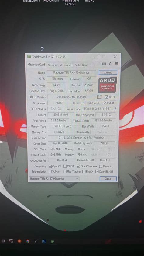 Asus Rx 470 Gpu Ddr5 256 Bit First U Read Discription Computer And Laptop Accessories 1100897881