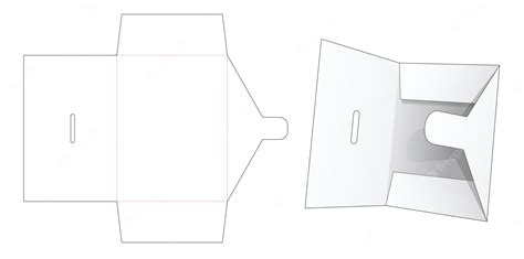 Premium Vector Folder Packaging Die Cut Template