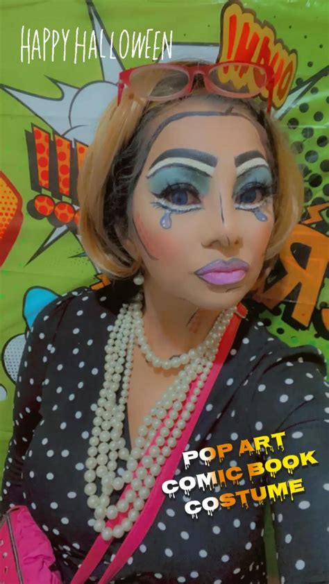 Diy Halloween Costume Pop Art Comic Book Costume Halloween Ideas 2021