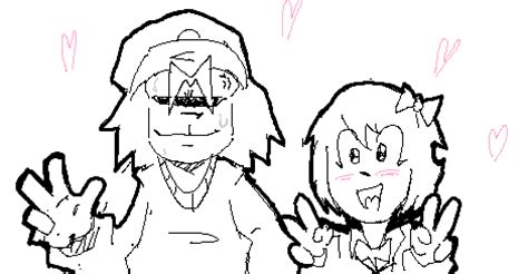 Me And My Gf Sayori By Punkape On Newgrounds