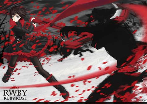 Hd Desktop Wallpaper Anime Rwby Ruby Rose Rwby Download Free Picture