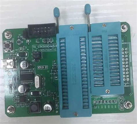 Programador De Alto Voltaje Usb A Puerto Serie Isp Stk Cuatro En Uno