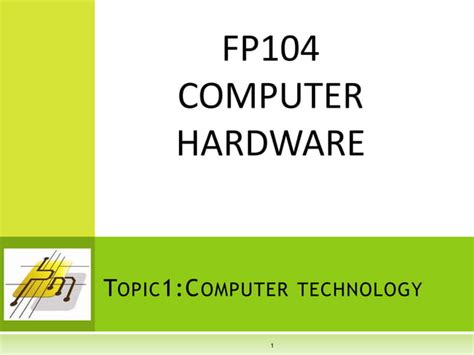 Chapter 1 Computer Technologypptx