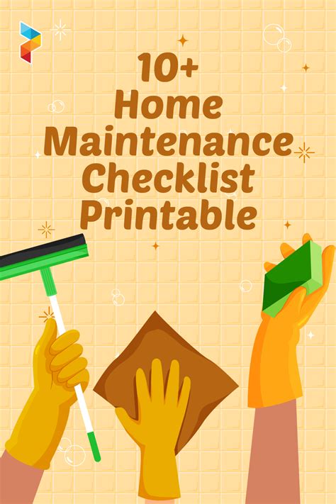 Home Maintenance Checklist 15 Free Pdf Printables Printablee