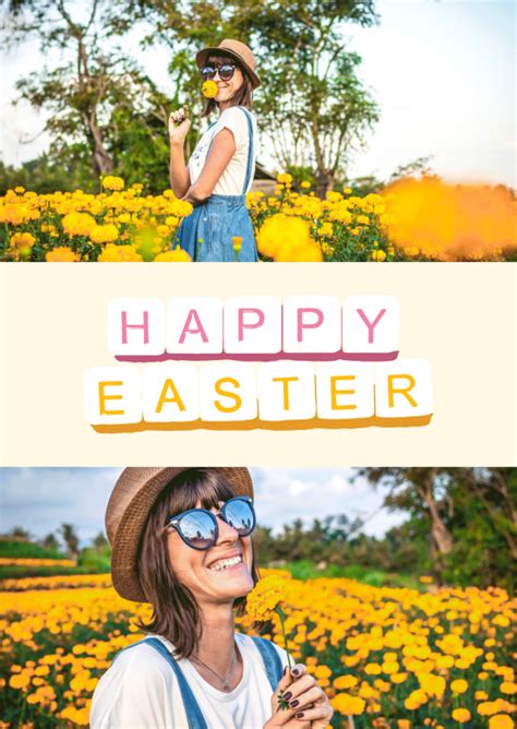 Happy Easter Happy Easter Cards 🐰🐤🎁 Send Real Postcards Online