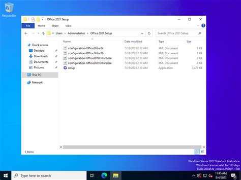 how to install microsoft office 2021 standard on a windows server