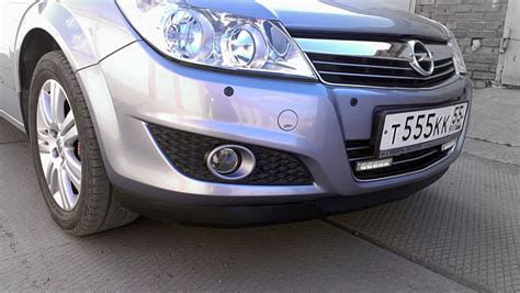 ! Перекраска ободков решетки ПТФ ! — Opel Astra H, 1,8 л, 2008 года ...
