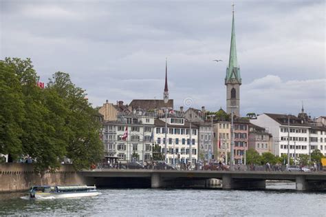The Zurich Central Library Editorial Stock Image Image Of River